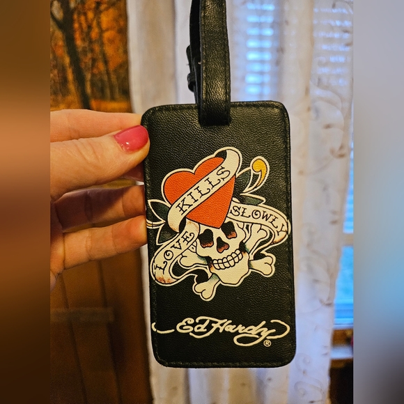 Ed Hardy | Other | Nwot Vintage Ed Hardy Luggage Tag | Poshmark